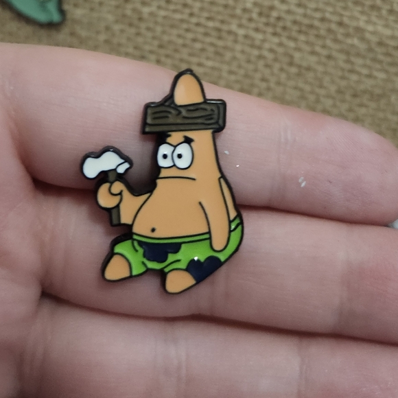 Accessories | Spongebob Patrick Cartoon Character Enamel Pin | Poshmark